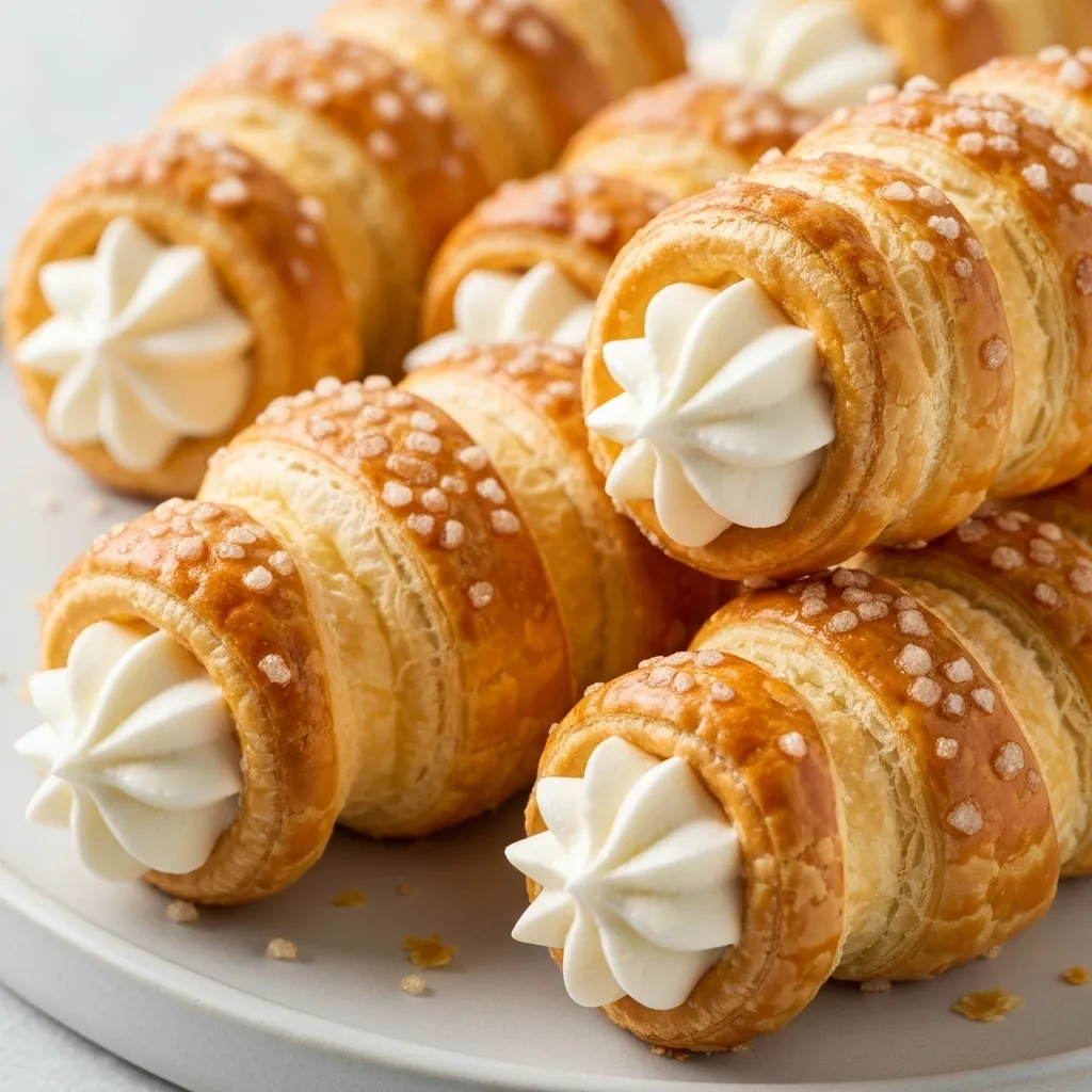 Easy Homemade Cream Horns - SipNFeel