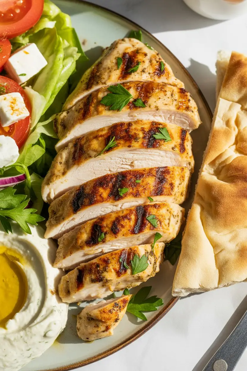 Mediterranean Marinated Chicken Breast - SipNFeel